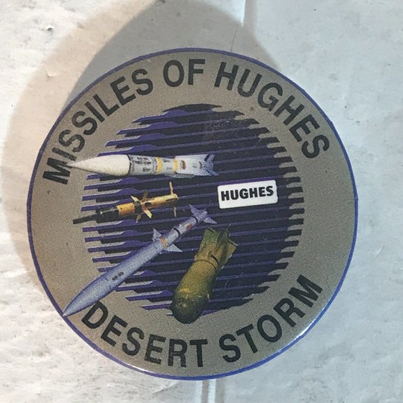 Accessories | Vintage Iraq War Desert Storm Hughes Missile Pin | Poshmark